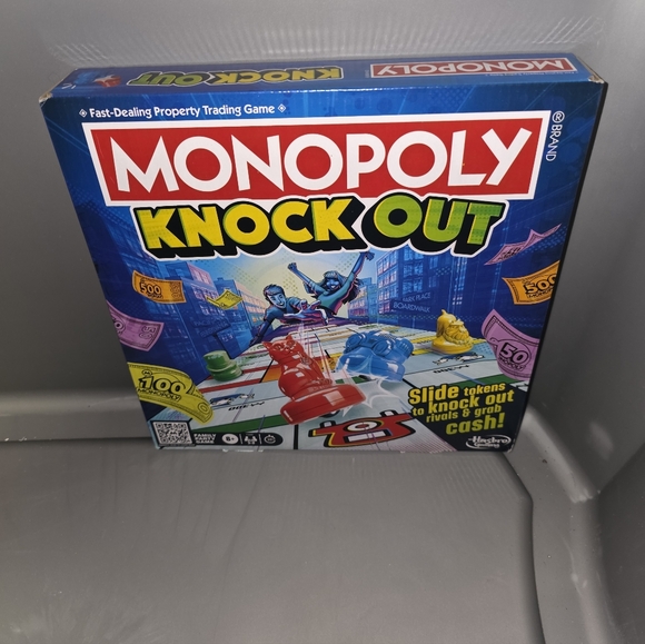 Monopoly | Toys | Monopoly Knock Out Board Game Blue And Red | Poshmark